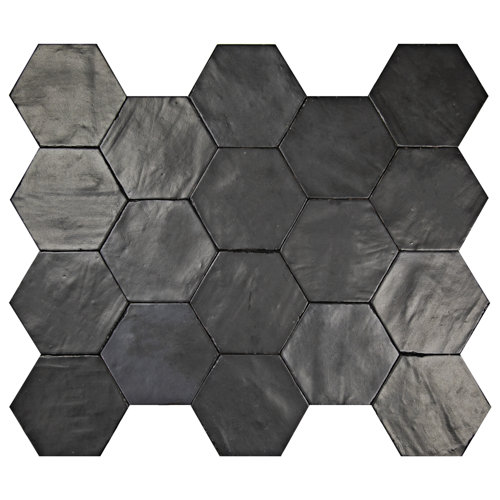 KDC Tile and Marble Geometric Hexagon 6" x 6" Porcelain Wall & Floor ...
