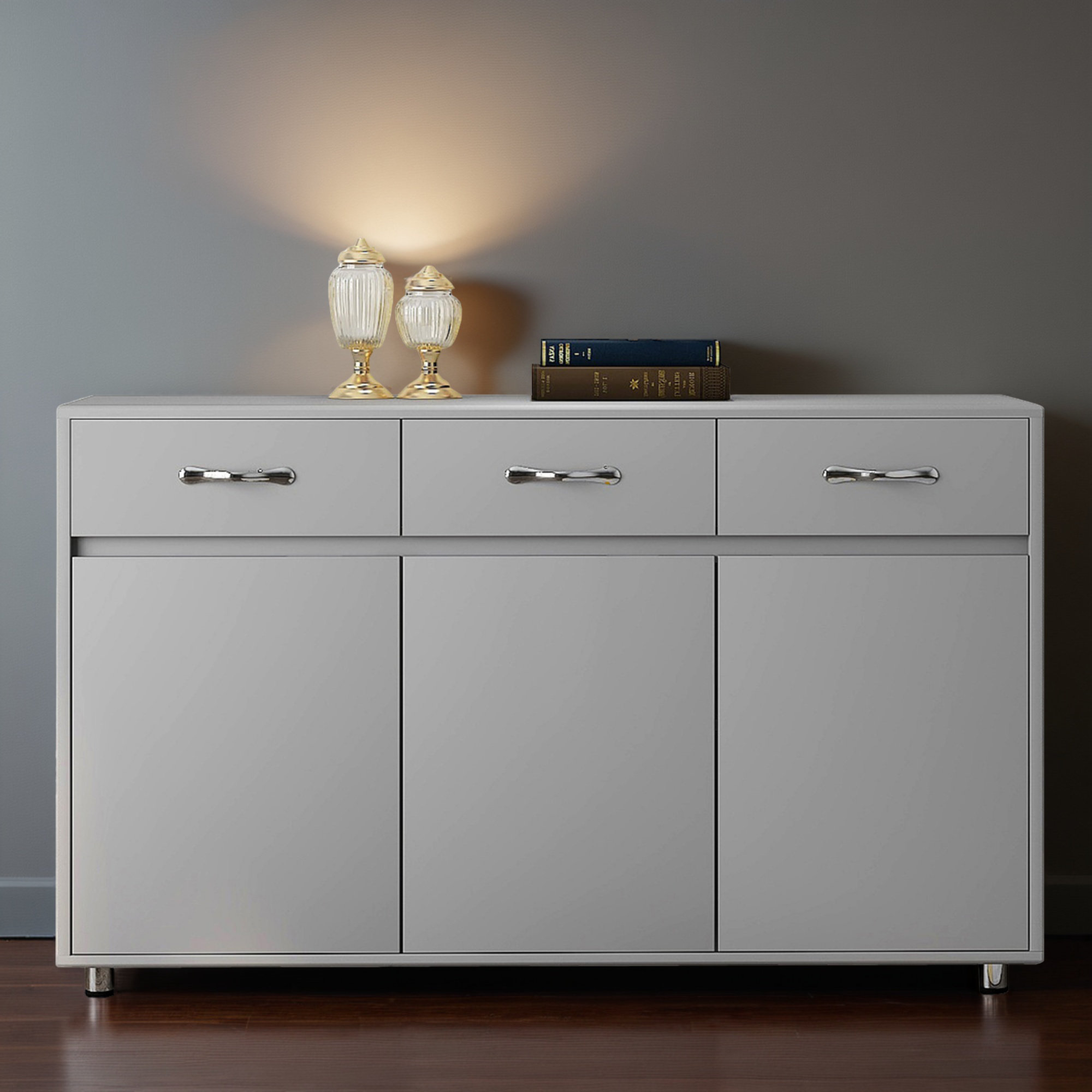 Corrigan Studio® 53" Kitchen Storage Sideboard Buffet Cabinet Console ...