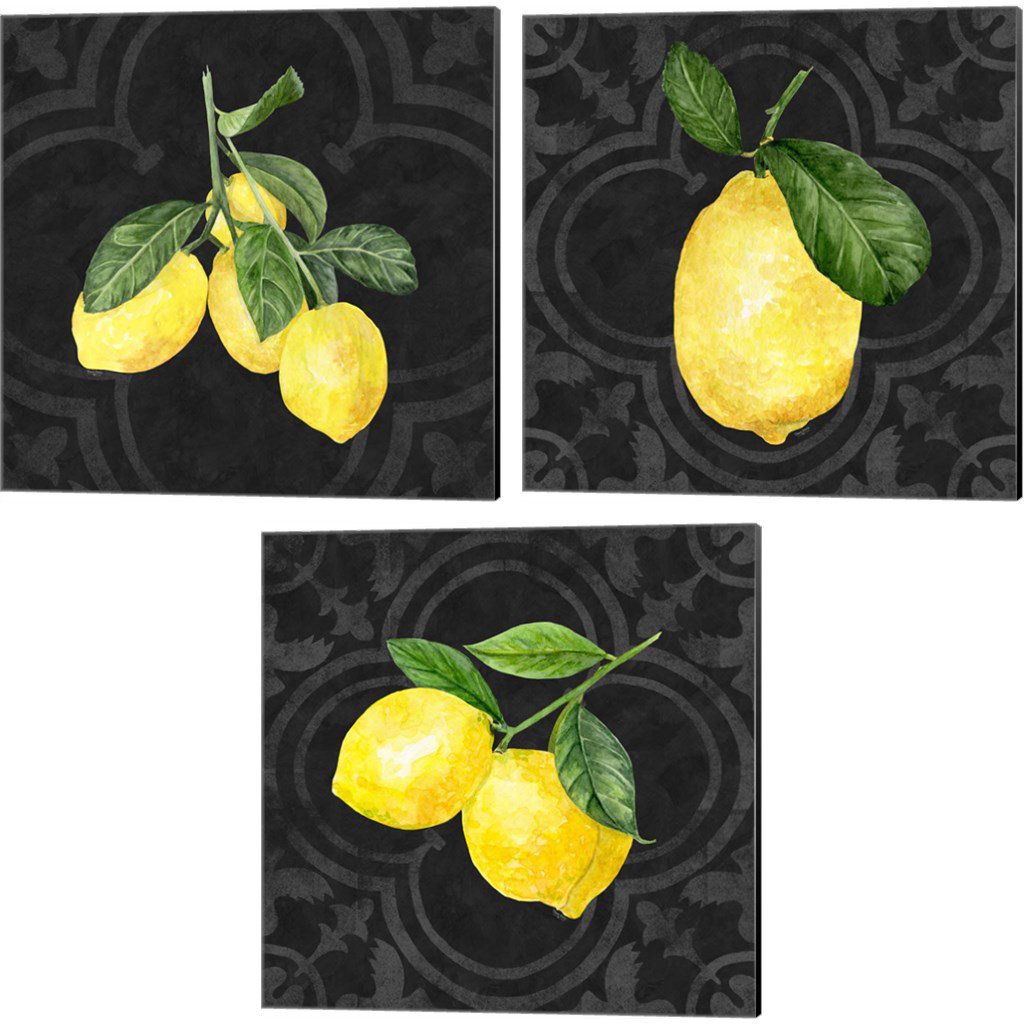 Rosalind Wheeler Live With Zest By Tara Reed, Canvas Art (Set Of 3 ...