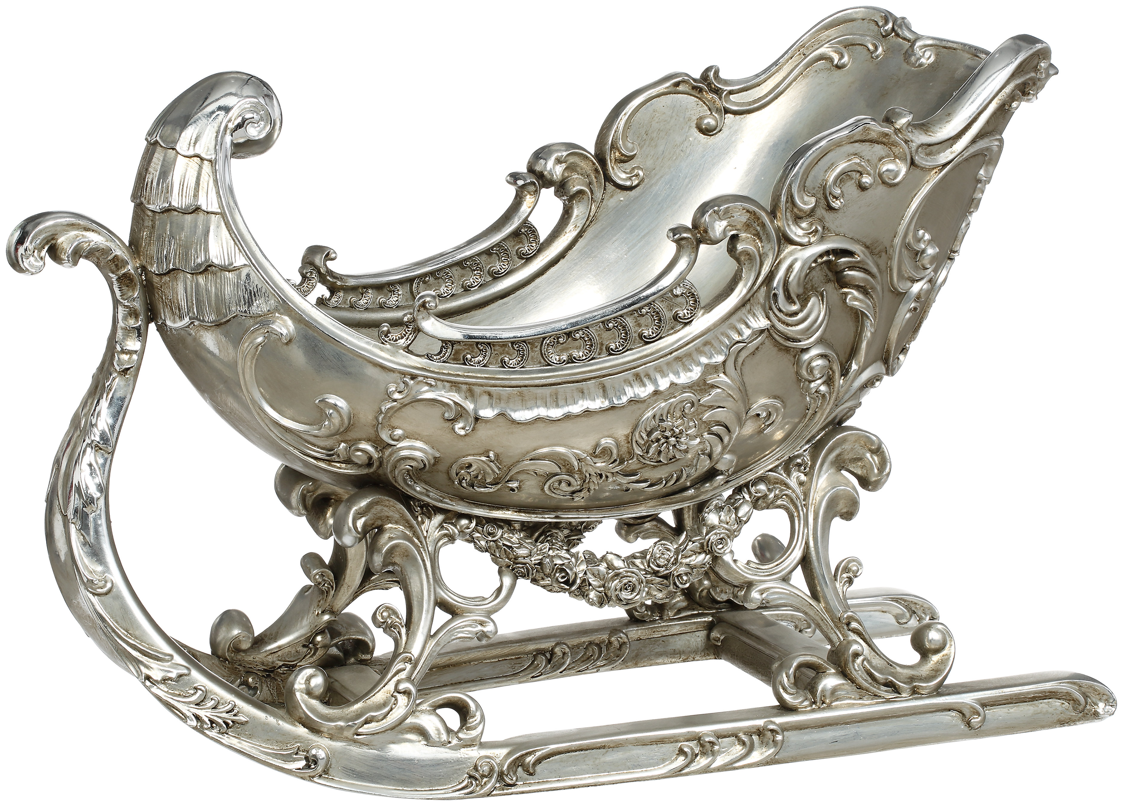 Mark Roberts Silver Sleigh - 16 X 10.5 Inches | Perigold