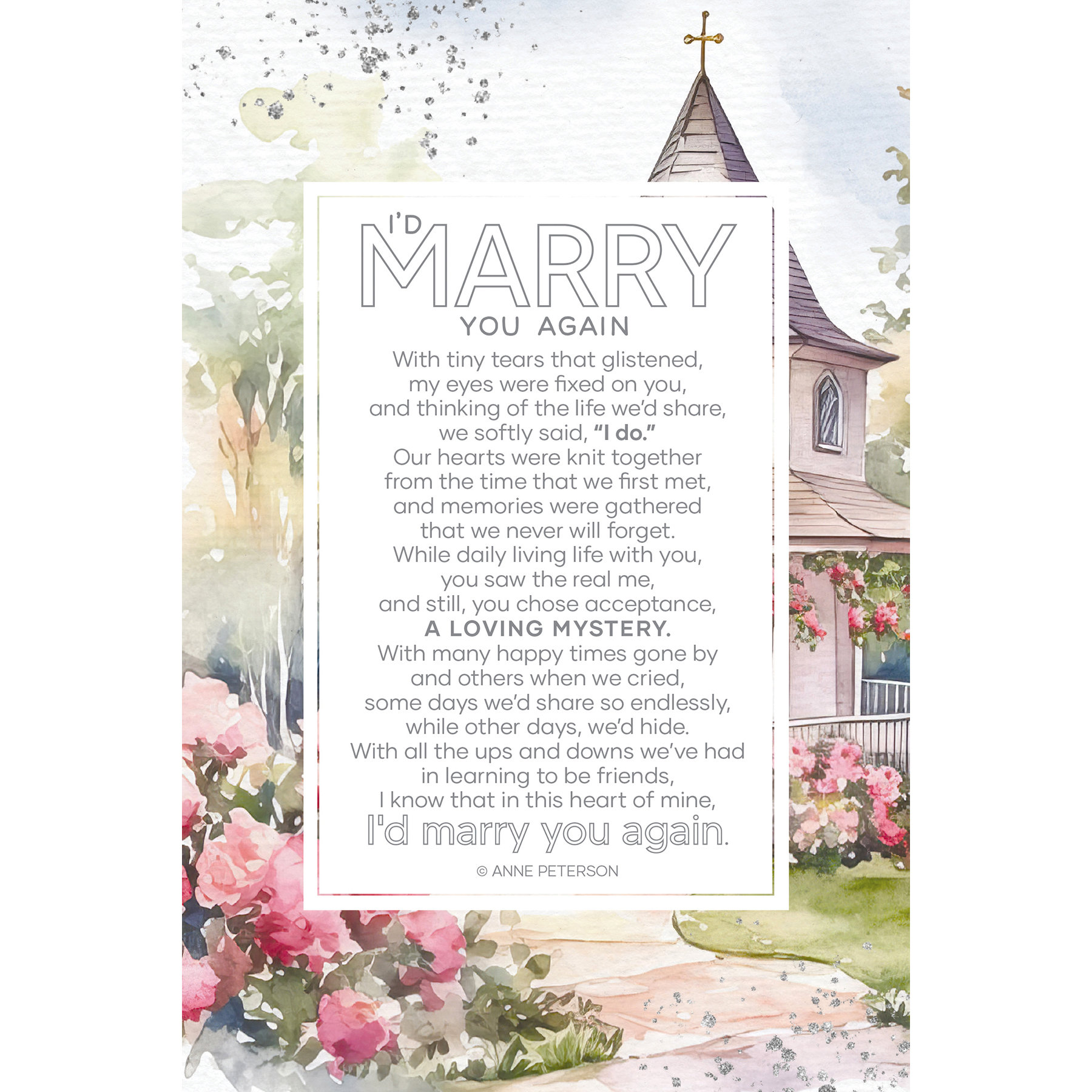 Trinx I'd Marry You Again Wood Plaque with Easel and Hook Wall Tabletop ...