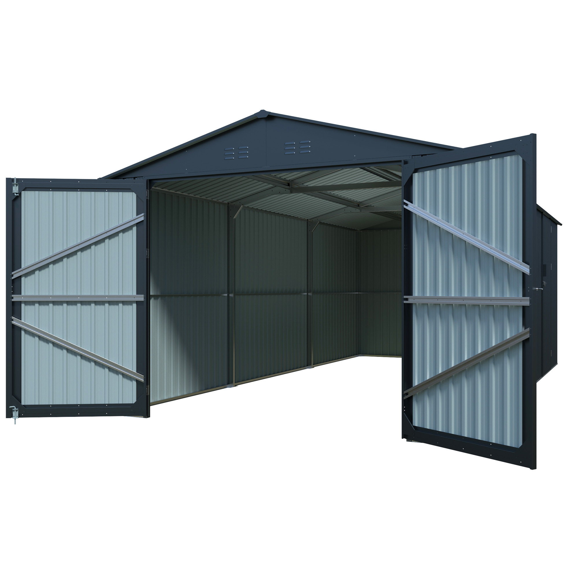 TYUNABRN Outdoor Storage Shed 20X10 FT - Wayfair Canada