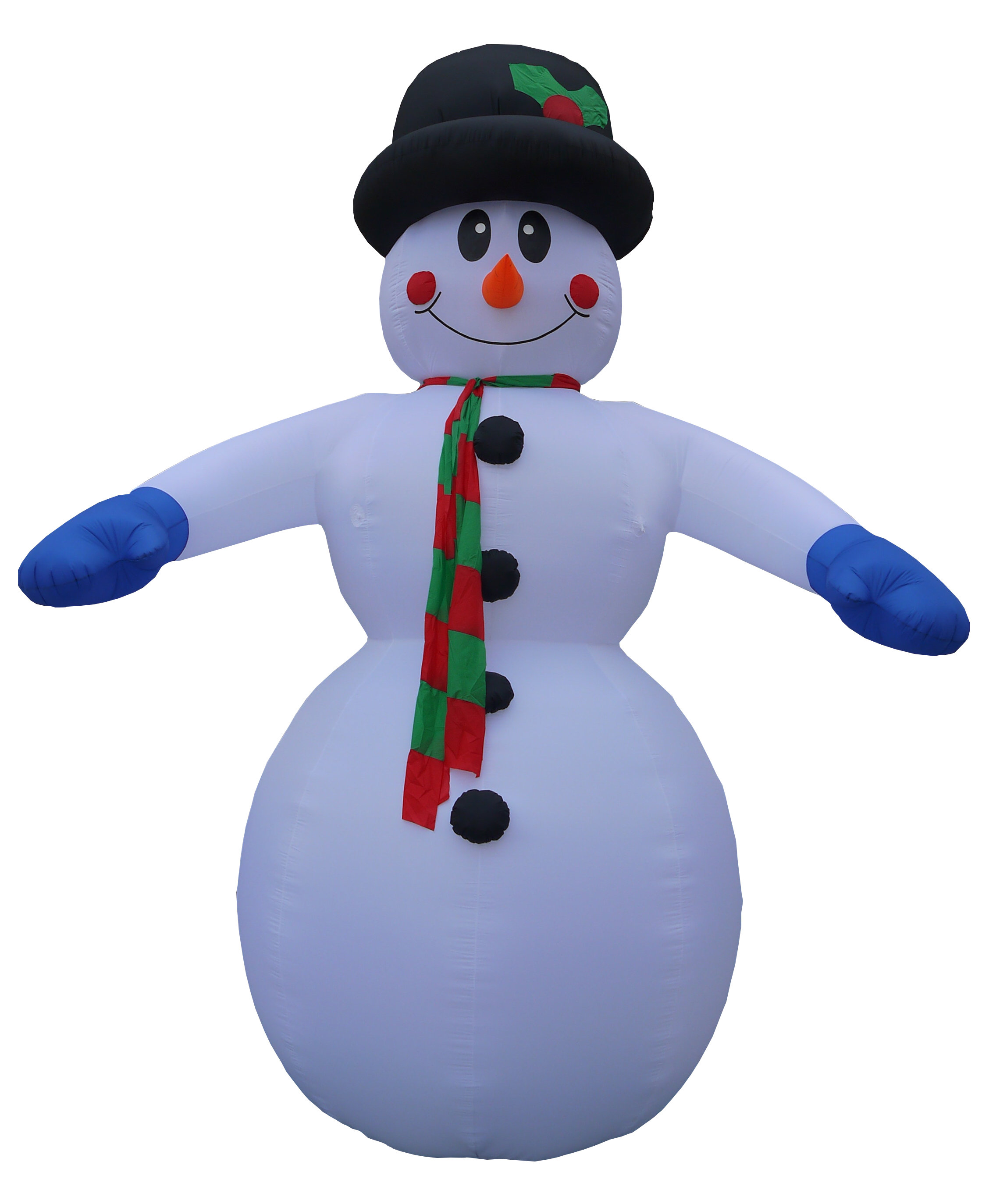 The Holiday Aisle® 236" Tall Huge Christmas Inflatable Snowman Indoor ...