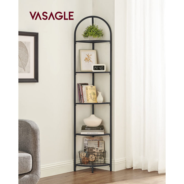 Mercer41 Lailamarie Corner Bookcase & Reviews | Wayfair