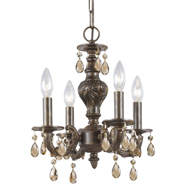 Gemma Violet Abagail 4 - Light Classic / Traditional Chandelier ...