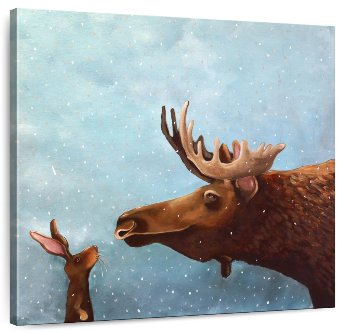Ebern Designs Crowle Moose And Rabbit | Wayfair