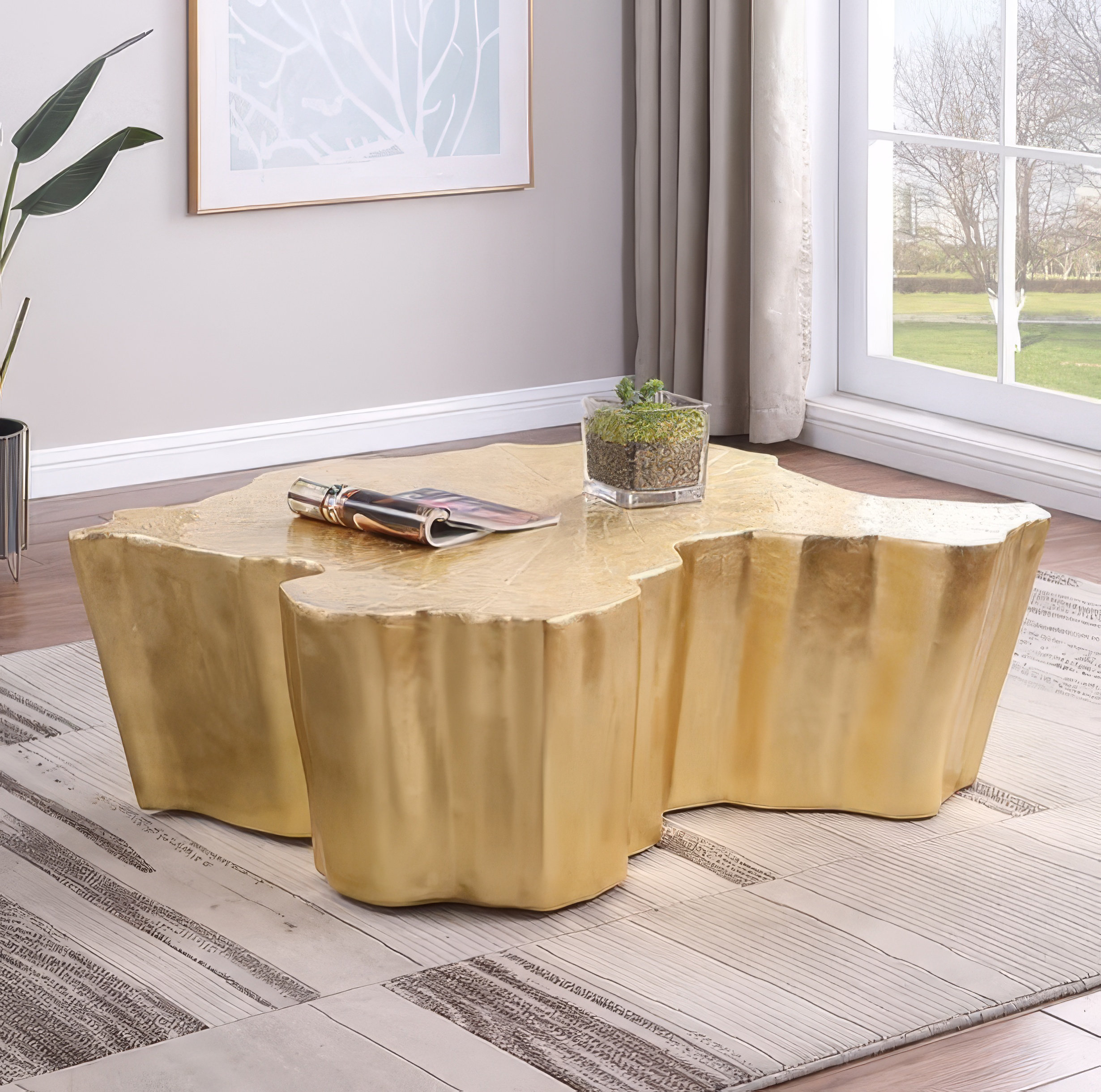 Grand Discount Furniture Golden Coffe Table - Wayfair Canada