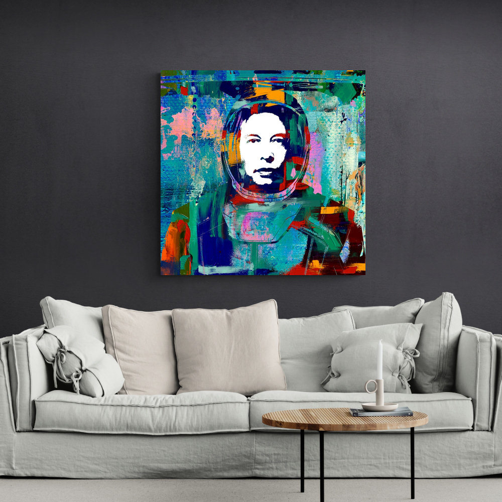 ATX Art Group LLC Mars Man Elon Musk Pop Art On Canvas, PAF-GWC-502_mar ...