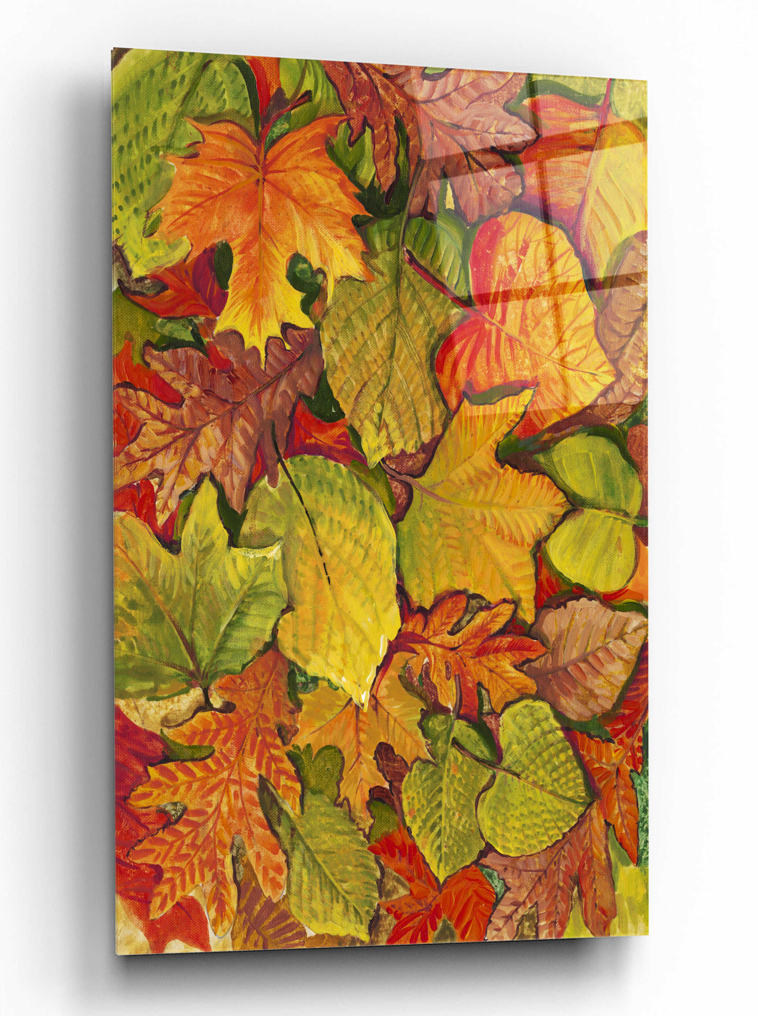 Winston Porter Fallen Leaves II' by Tim O'Toole, Acrylic Glass Wall Art ...