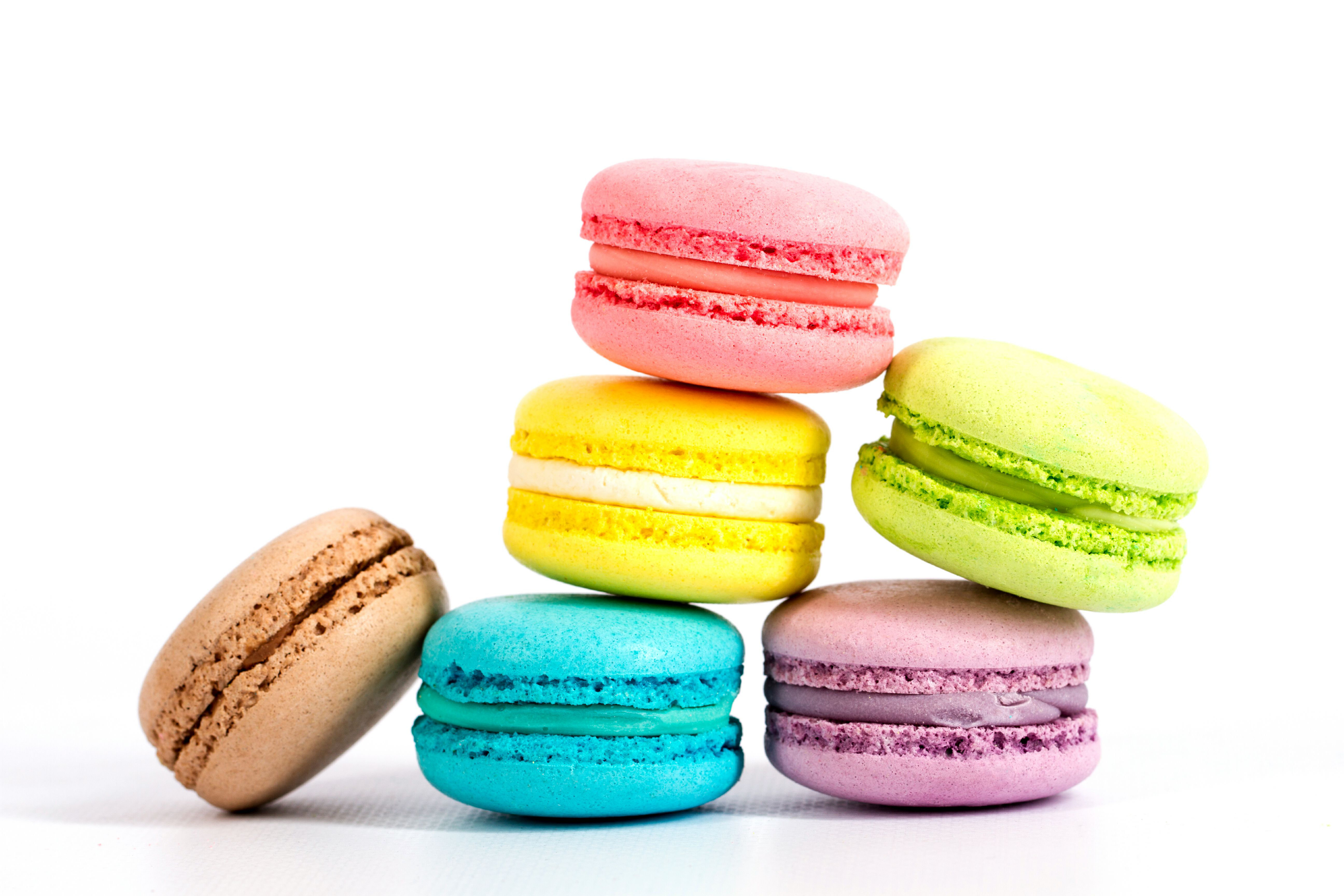 Ebern Designs Brightly Colored French Macarons by Dadoodas - Wrapped ...