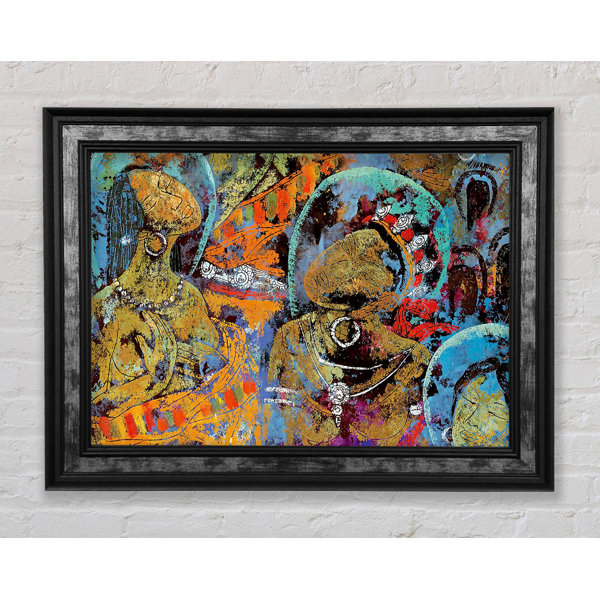Bright Star Tibetan Tribal - Single Picture Frame Print | Wayfair.co.uk