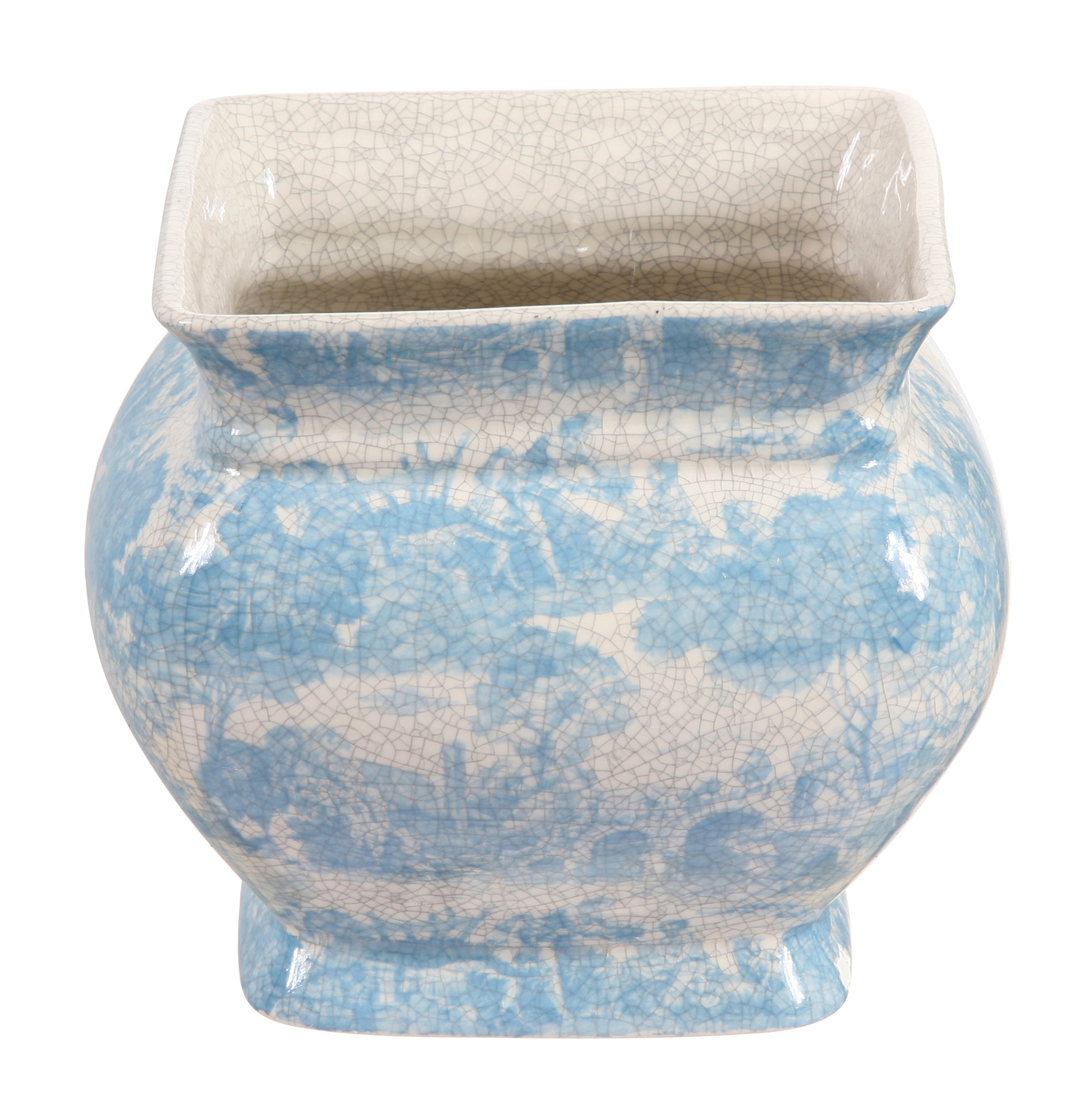 Winward Silks French Toile Ceramic Pot Planter - Wayfair Canada