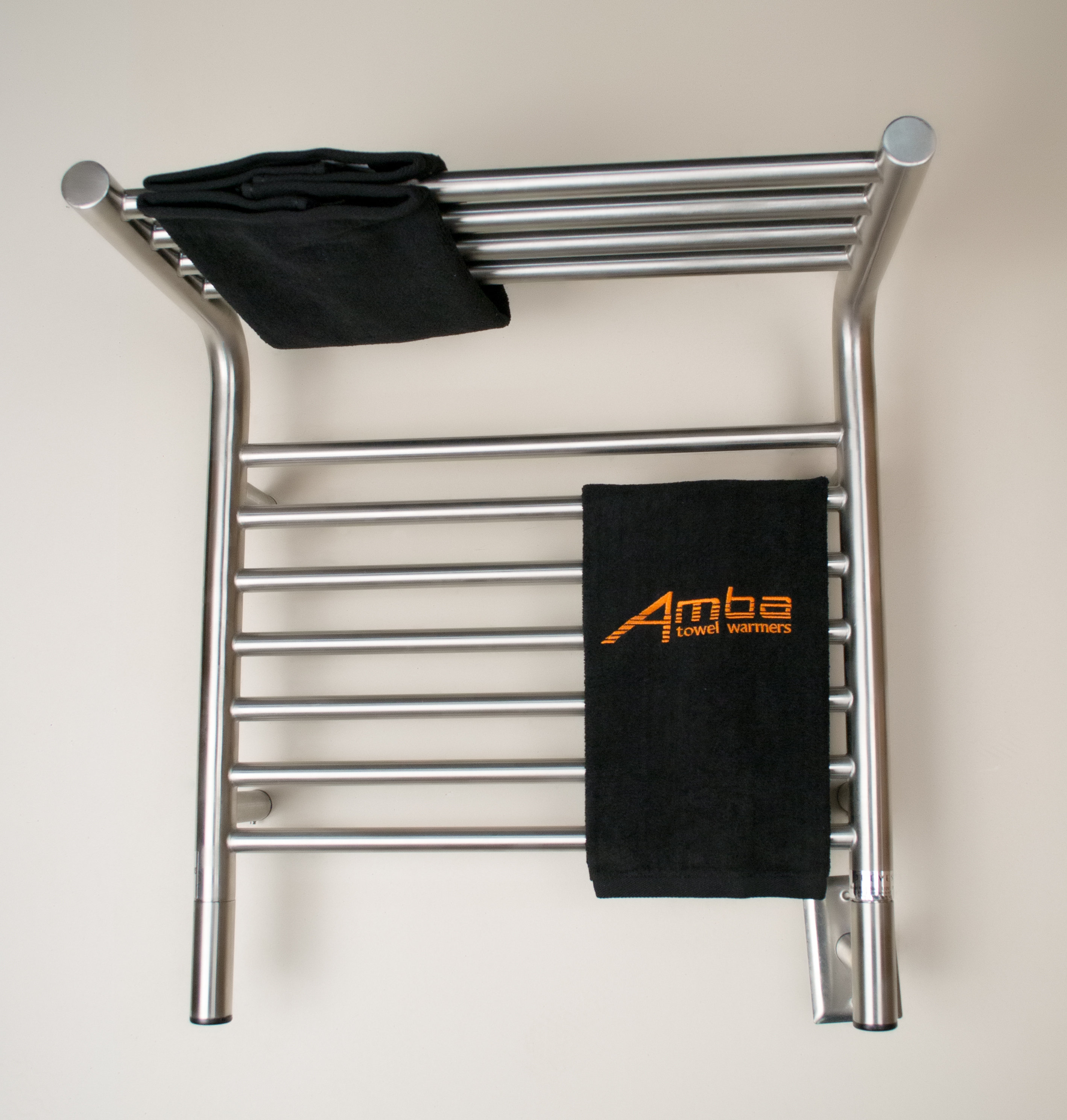 Amba Jeeves Model M Shelf Heated Towel Rack Reviews Wayfair