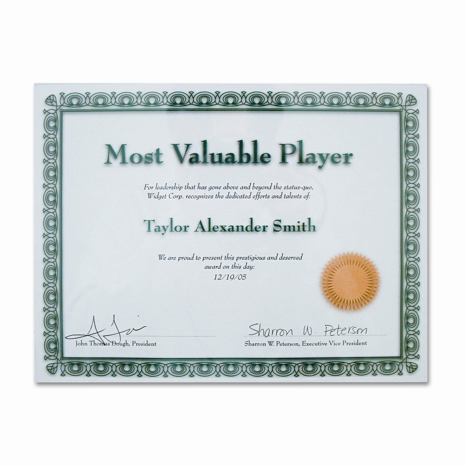 Advantus Corp. Panel Wall Acrylic Frame, 11w x 8-1/2h, Clear | Wayfair