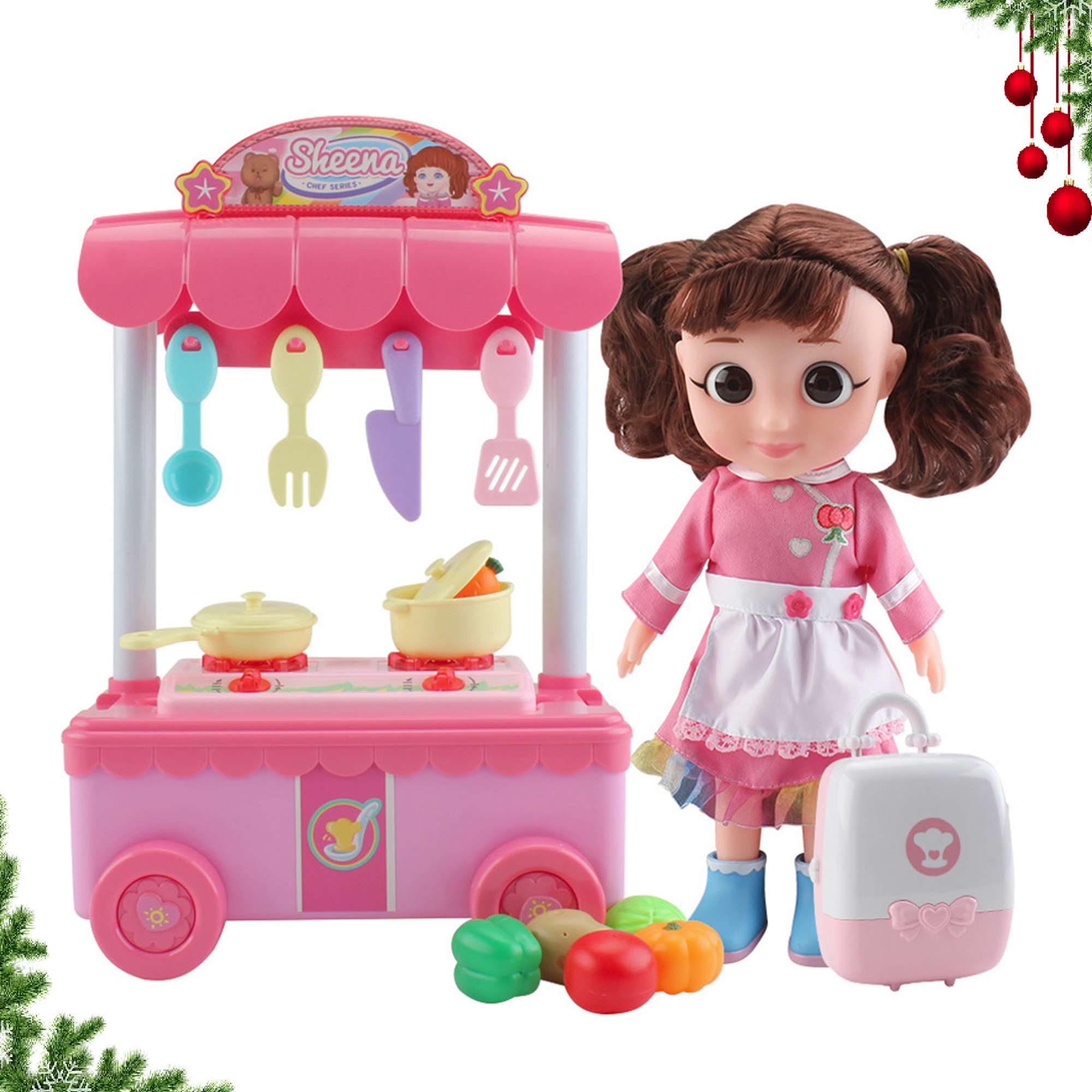 XSIX Kitchenware Kit Kids Toys Children Play Kitchen Set | Wayfair