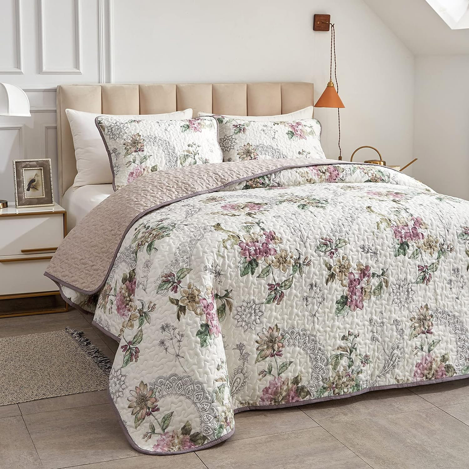 Belleze Microfiber / Polyester Quilt Set | Wayfair