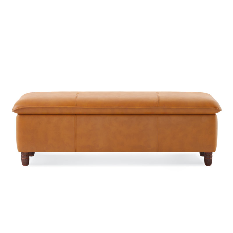 Wade Logan® Breeanna Faux Leather Flip Top Storage Bench & Reviews ...
