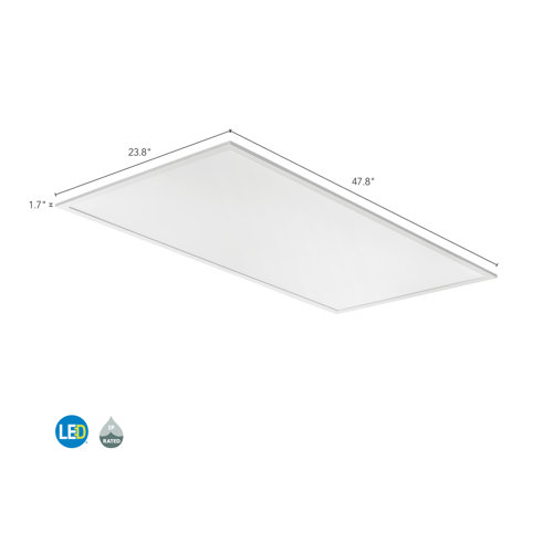 Lithonia Lighting Rectangle Flat Panel Ceiling Light & Reviews | Wayfair