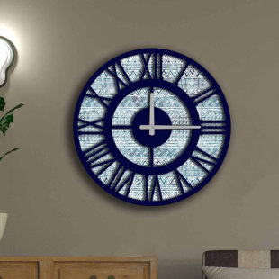 Blue Wall Clocks You'll Love | Wayfair