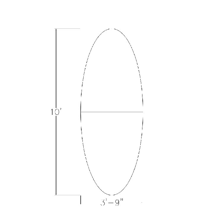 Skutchi Designs, Inc. 10 Ft Oval Conference Room Table With Metal Bases ...