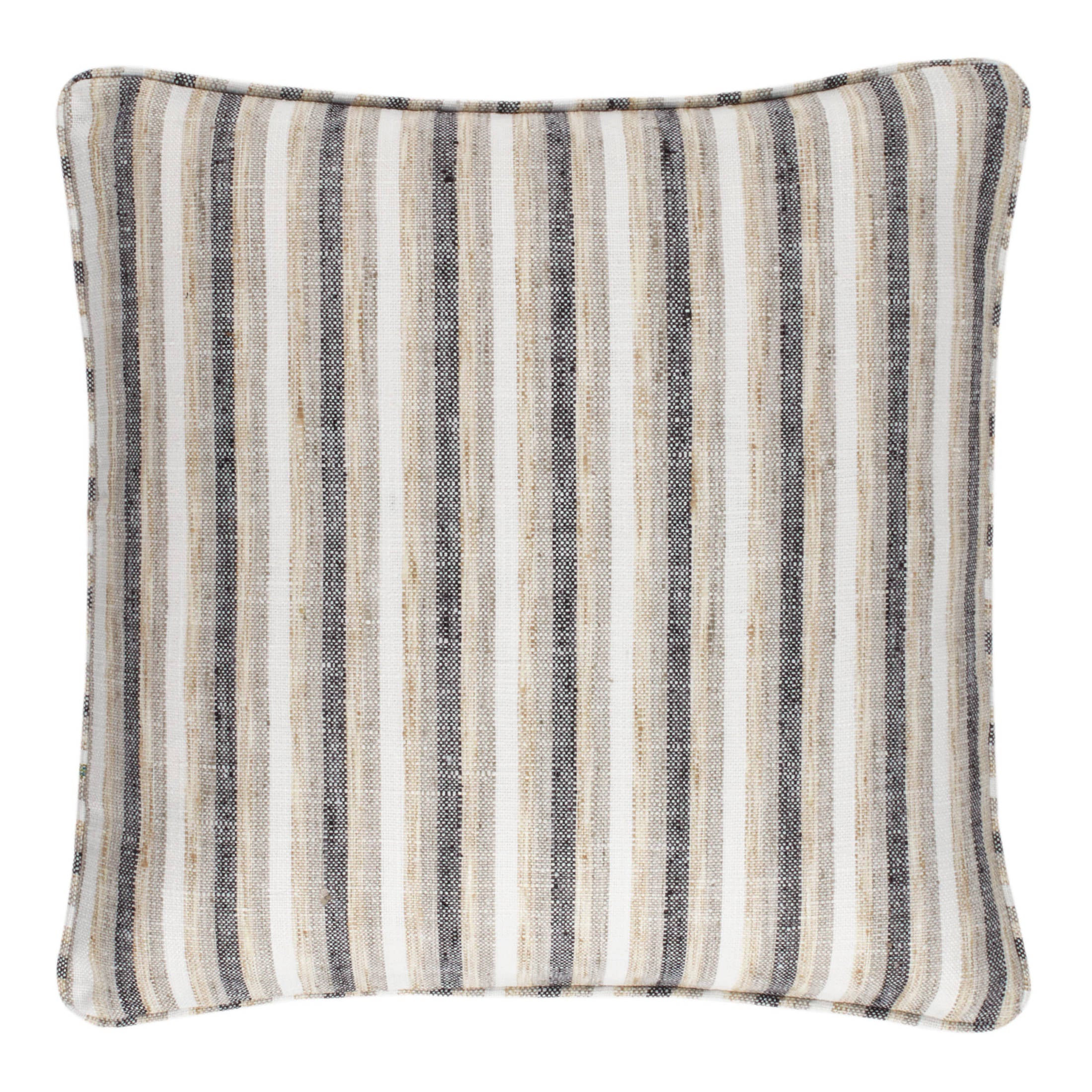 Pine Cone Hill Soren Stripe Natural Indoor/Outdoor Decorative Pillow ...