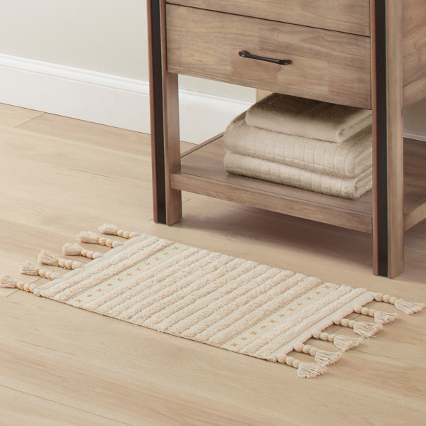 Lucky Brand Maharis Fringe Bath Rug & Reviews | Wayfair