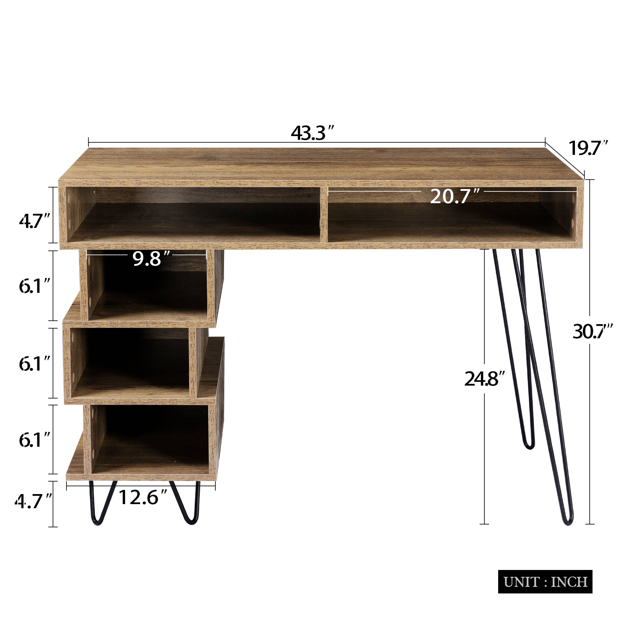 Latitude Run® Desk | Wayfair