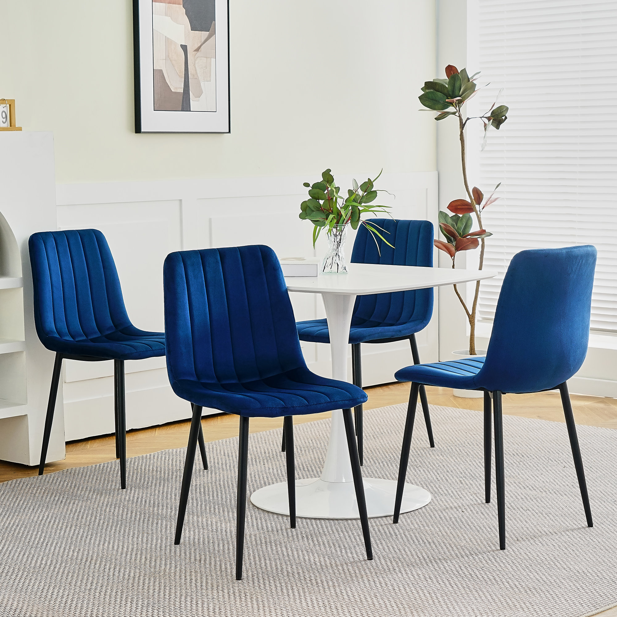 Latitude Run® Taimi Upholstered Tufted Velvet Side Chair & Reviews ...