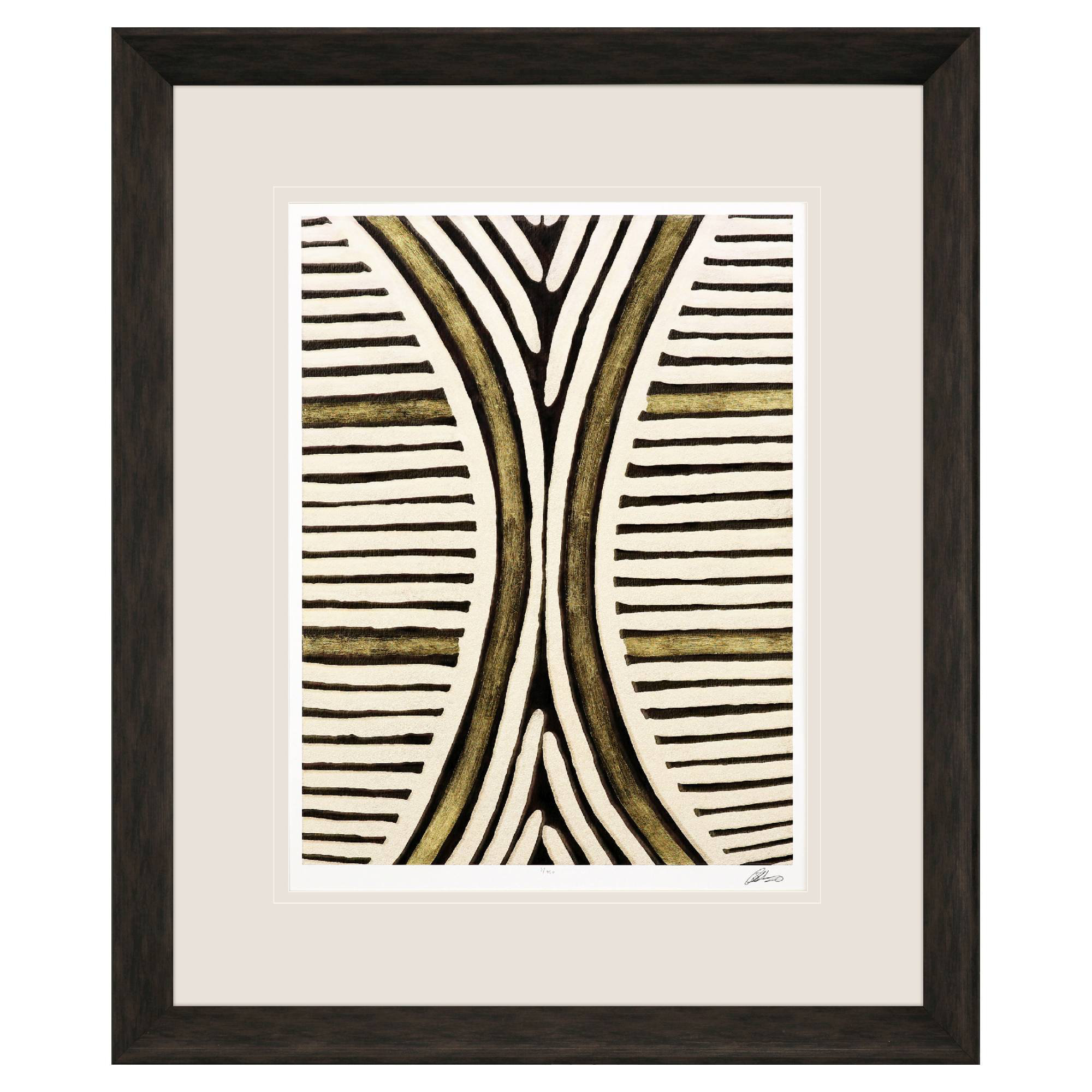 Paragon Gold Zulu VI Framed by Saunders Print | Wayfair