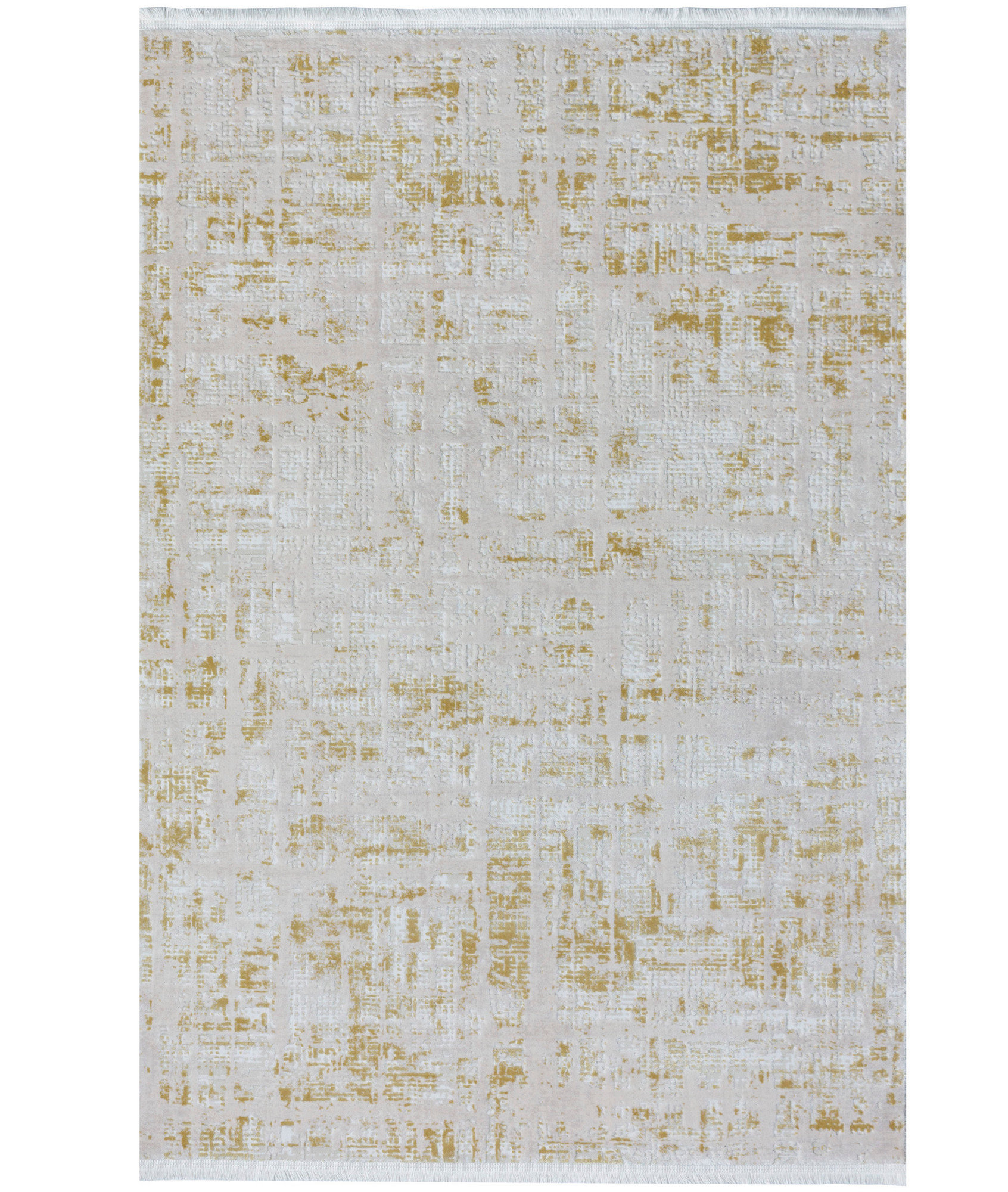 East Urban Home Fohoren Abstract Machine Woven Acrylic Area Rug in Gray ...