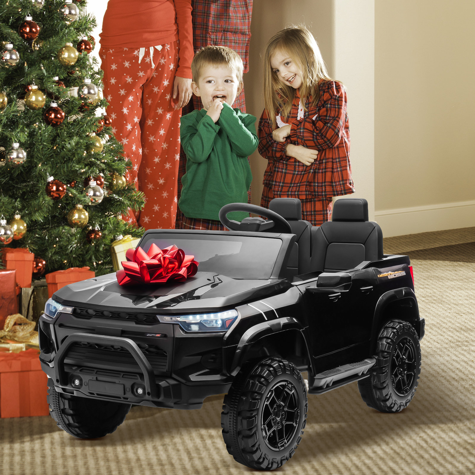 JOYRACER 24V Ride On Toys With 2 Seaters, 400W Motor Electric Power ...