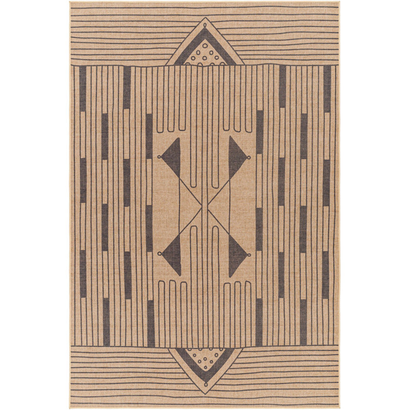Joss & Main Glenda Moroccan Tan Area Rug | Wayfair