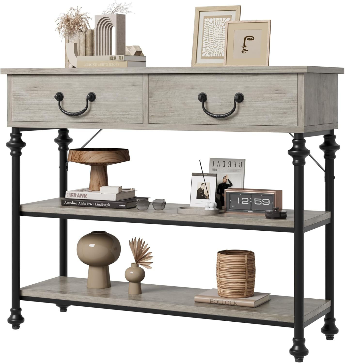 Williston Forge Console Table with Drawers, Sofa Tables Narrow Entryway ...