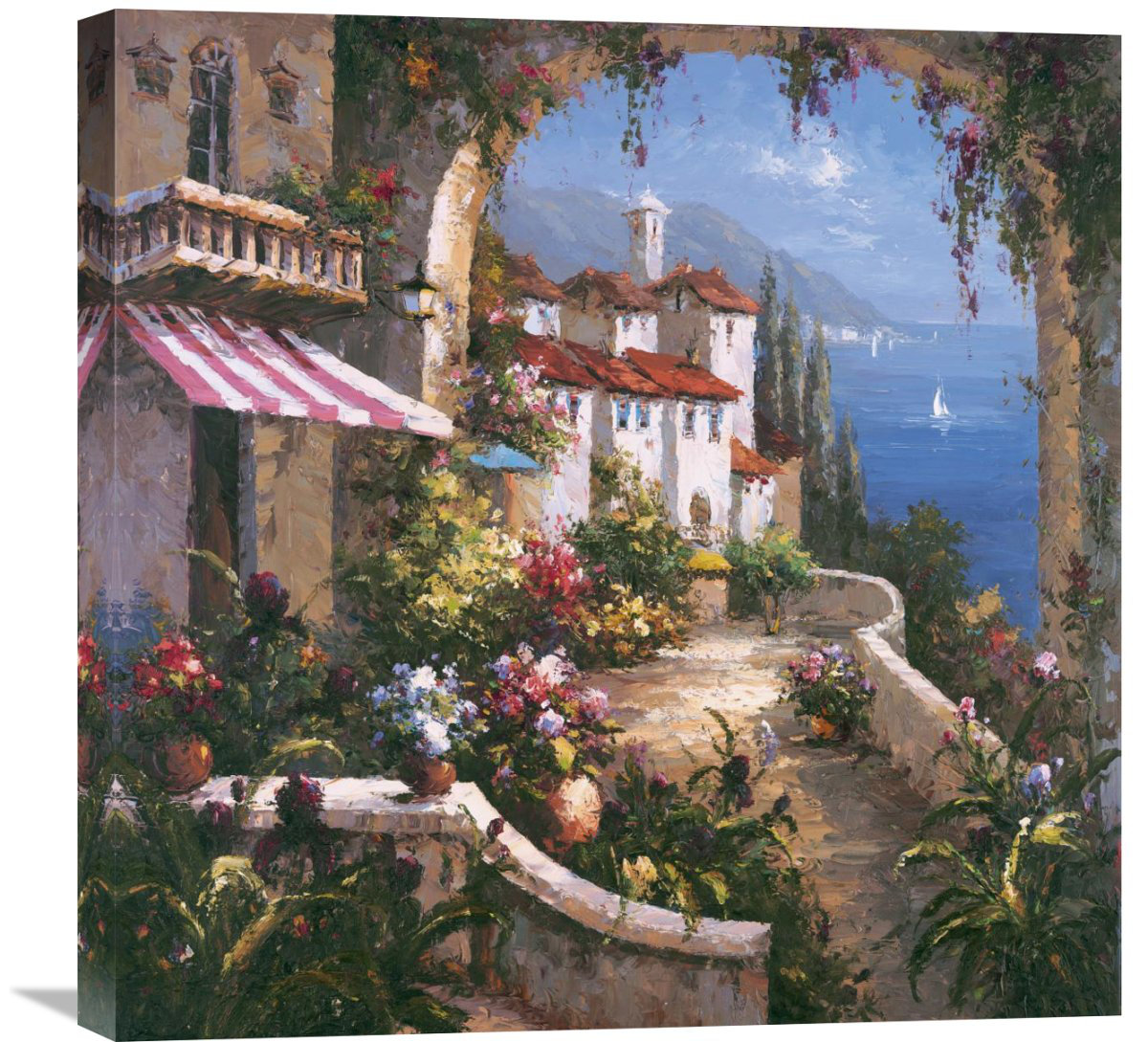 Global Gallery Mediterranean Arches I On Canvas by Gabriela Print | Wayfair
