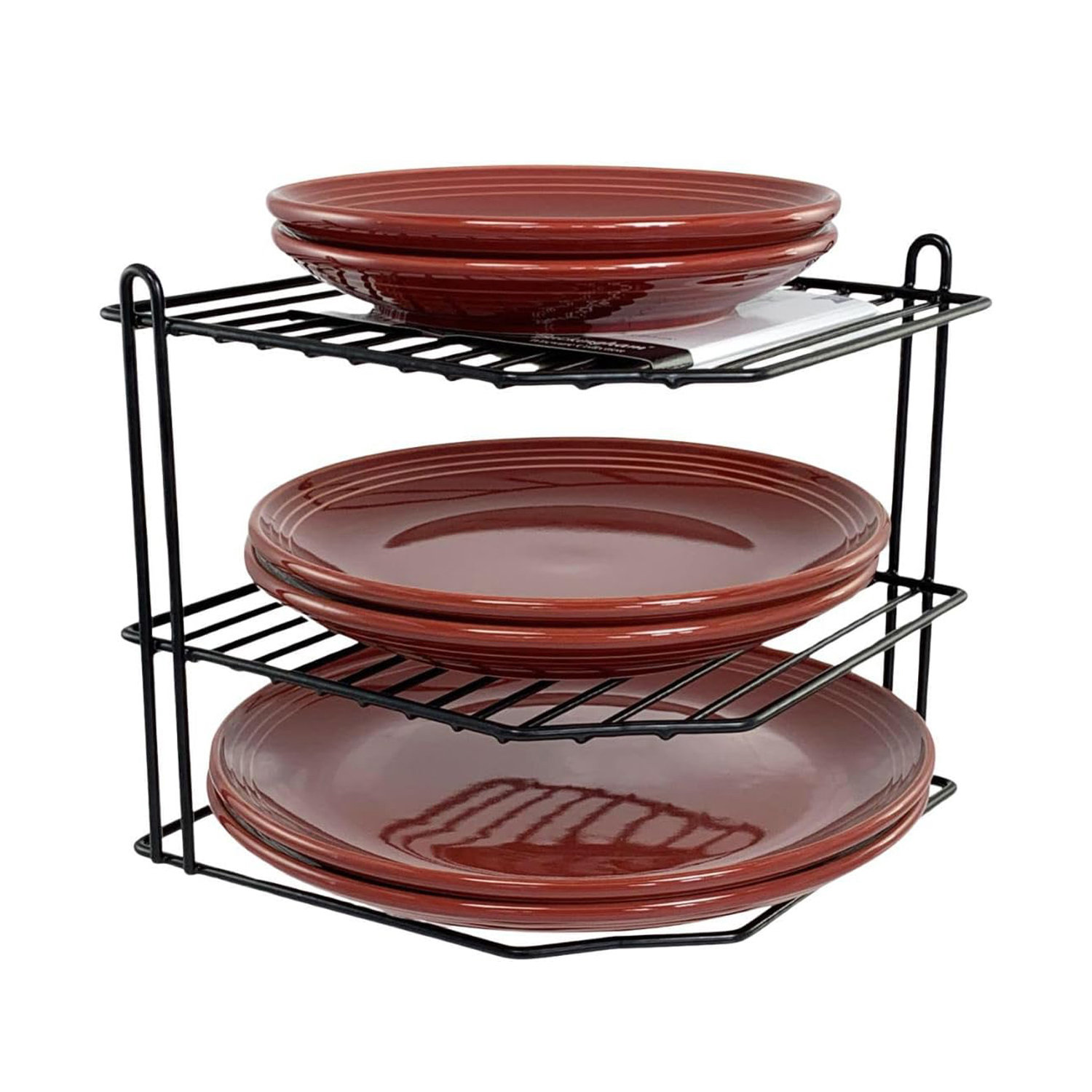 Buckingham 3 Tier Kitchen Plate Organising Rack | Wayfair.co.uk