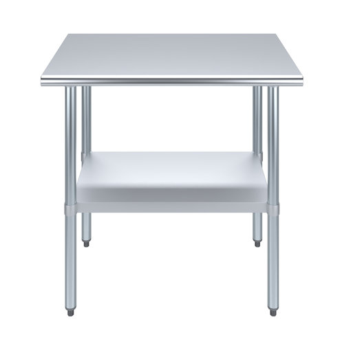 Amgood Stainless Steel Top Height-Adjustable Workbench & Reviews | Wayfair