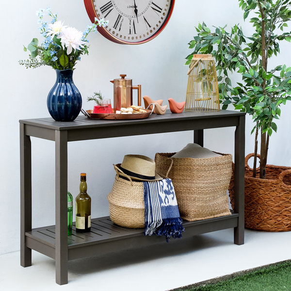Three Posts™ Carey Mahogany Outdoor Buffet & Console Table & Reviews ...