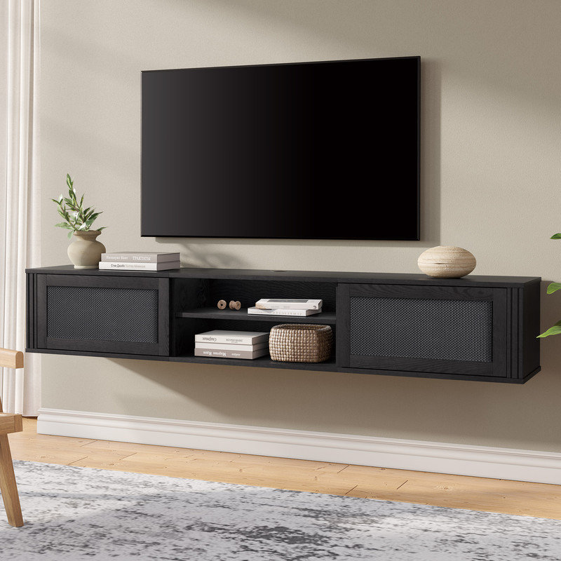 Ebern Designs Floating TV Stand up to 90" TV - Wayfair Canada
