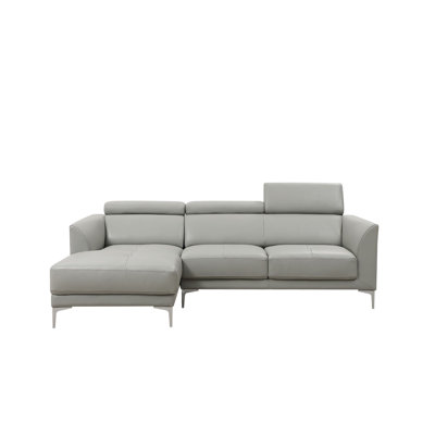 Orren Ellis Purtee Upholstered Sectional & Reviews | Wayfair