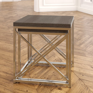 Wade Logan® Gragg Nesting Table Side 2 - Pieces End, Metal, Accent ...