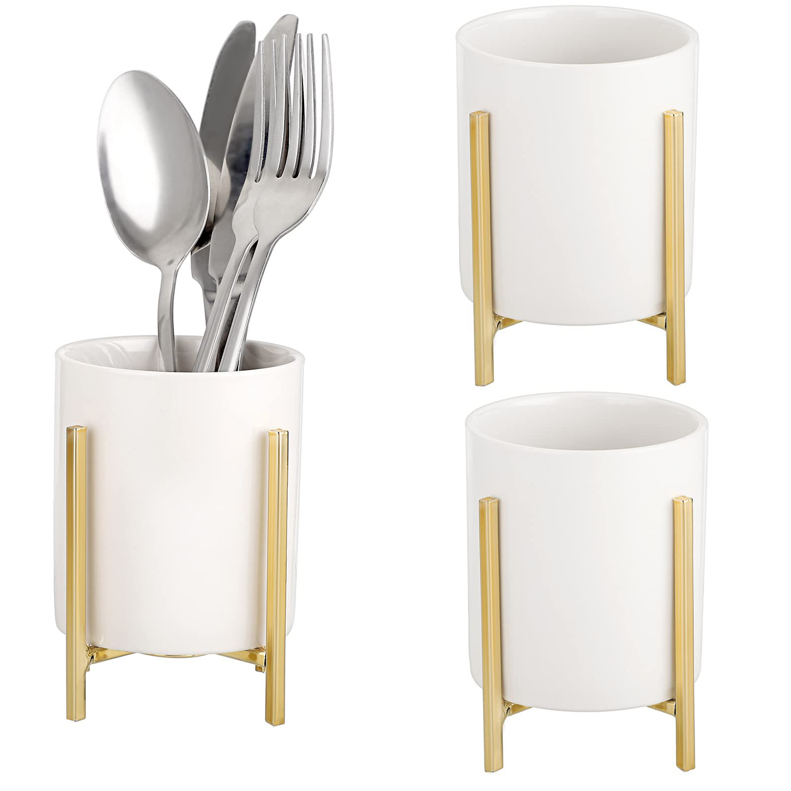 Latitude Run® Cylinder Flatware Caddy | Wayfair