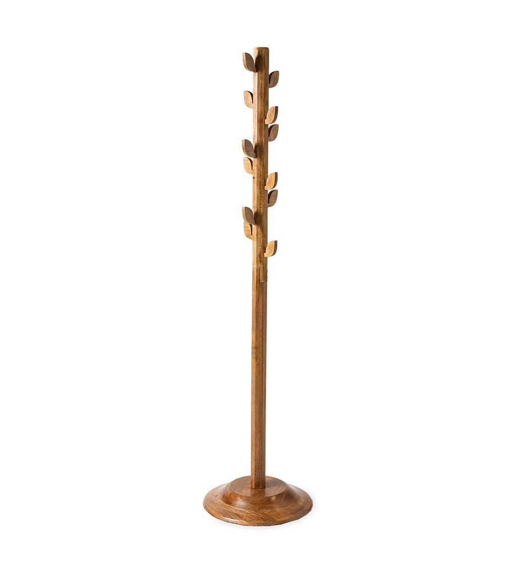 VivaTerra Mango Wood Tree-Shaped Hall Tree Coat Rack | Perigold