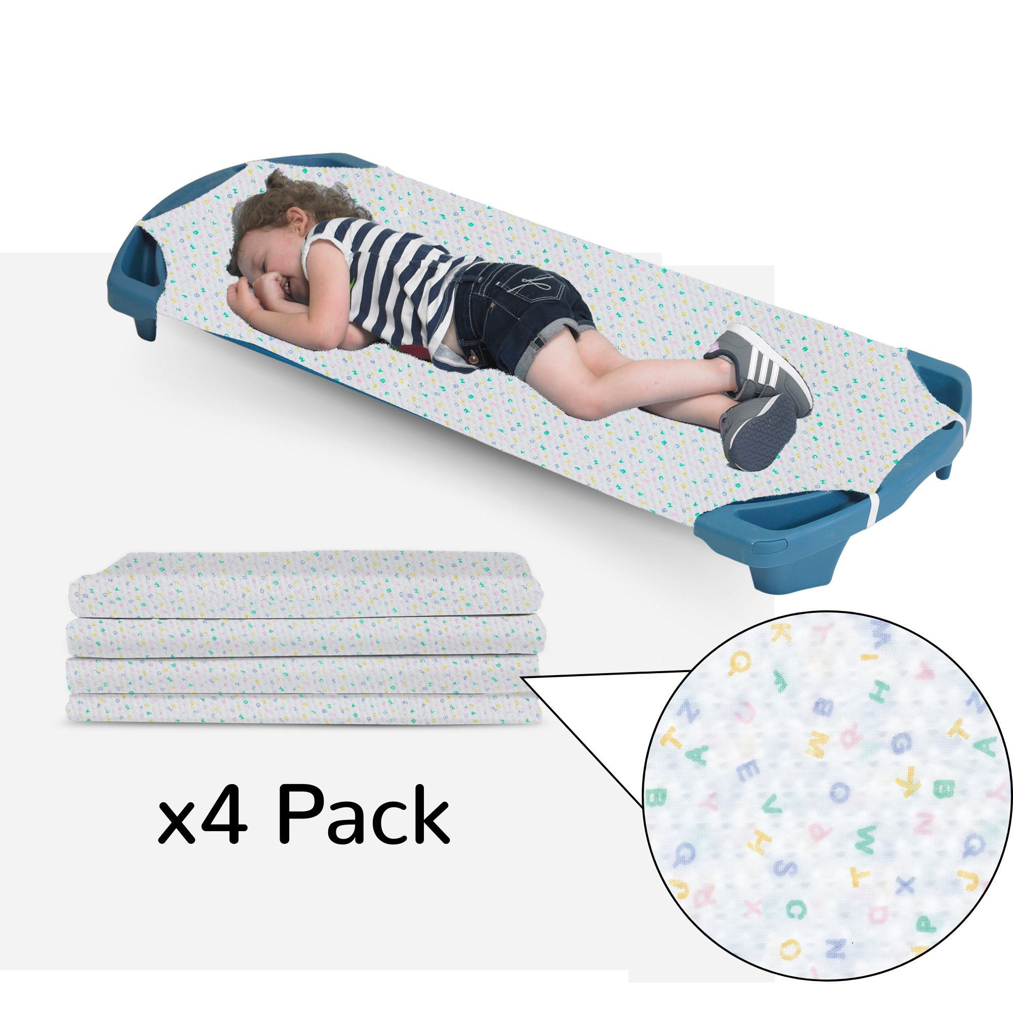 Children's Factory Angels Rest ABC Cot Sheet - Set Of 4 - Wayfair Canada