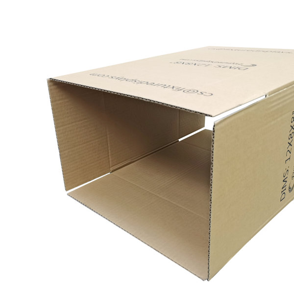 FixtureDisplays 20 Pack 12 X 8 X 8" Printed Shipping Boxes, Singlewall ...