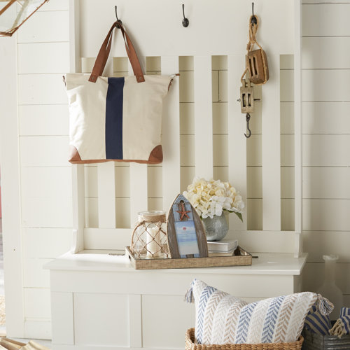 Red Barrel Studio® Aprameya Hall Tree 42'' Wide with Bench & Reviews ...