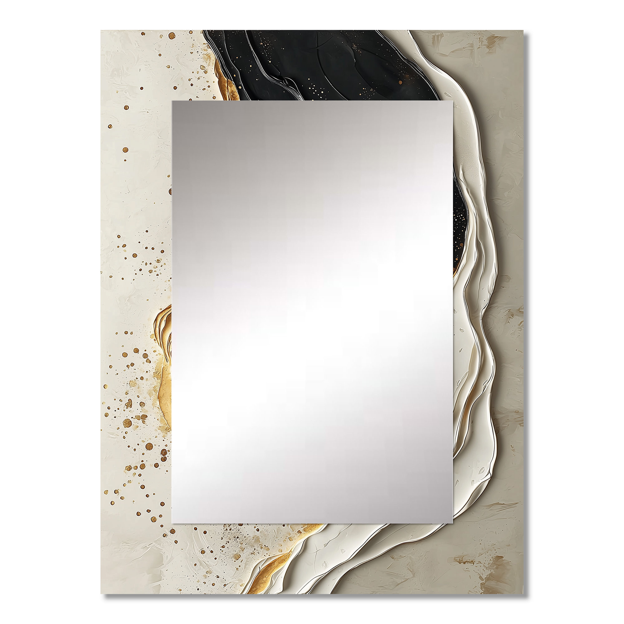 Latitude Run® Goldern Transitional Gateway Of Dark Liquid Ink I ...