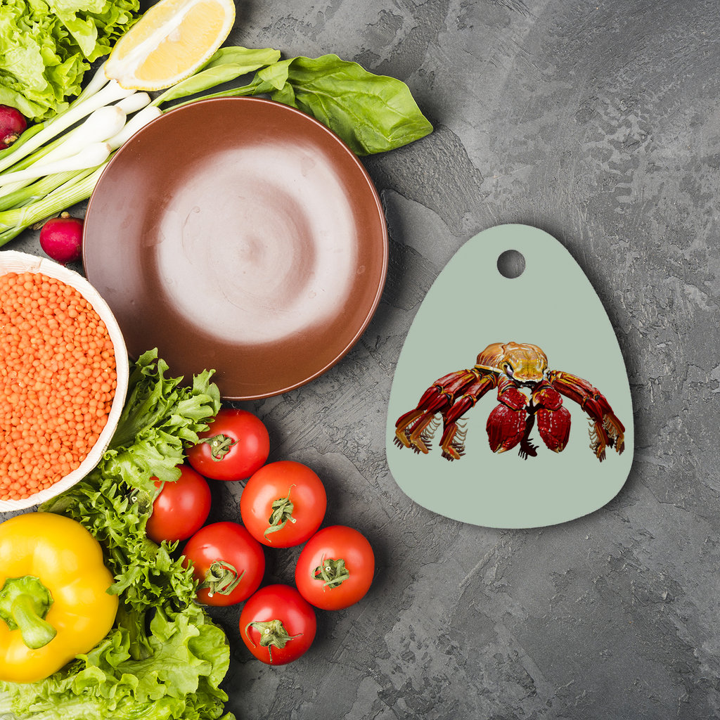 Marick Booster Red Crab Sublimation Glass Cutting Boarda | Wayfair