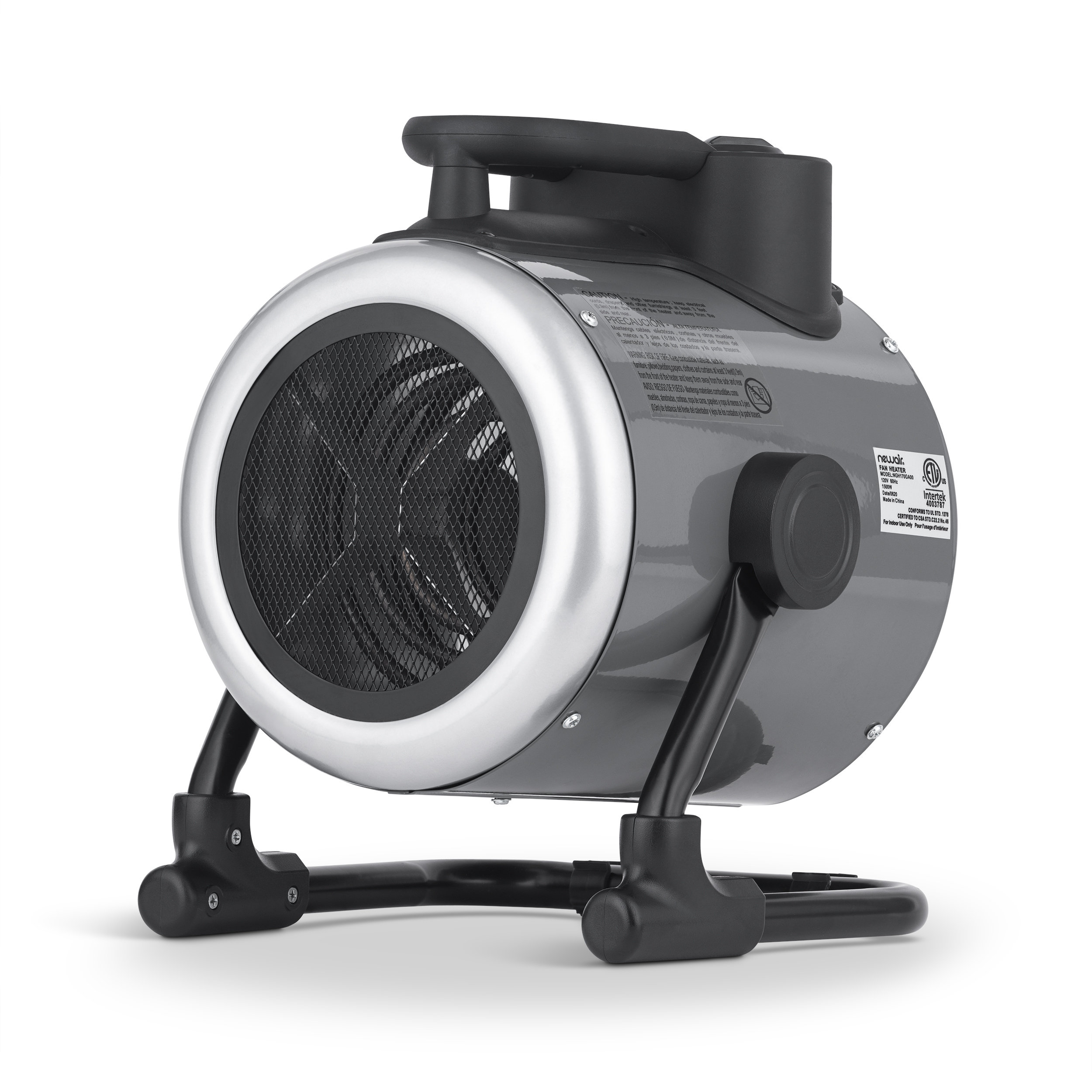 Newair Portable 120v Electric Garage Heater, 170 sq. ft with Adjustable ...