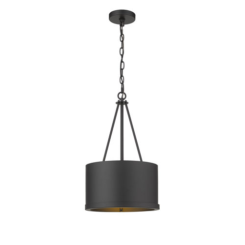 Matte Black Pendant Lighting You'll Love | Wayfair
