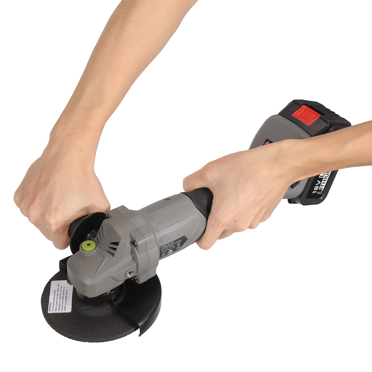 Drillpro 20V Brushless Gray US Plug 8000rpm 125mm Electric Angle ...